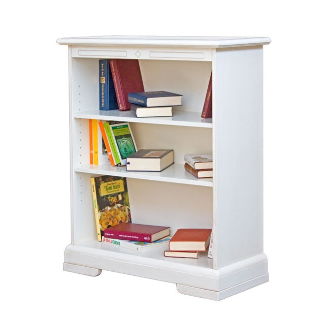Dilia 97.5cm H x 83.5cm W Manufactured Wood + Solid Wood Standard Bookcase by Wayfair | ufurnish.com