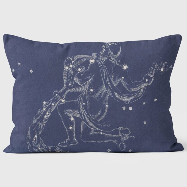 "Aquarius Zodiac Sign - ""Starry - Starry Night"" Cushion" by Wayfair ...