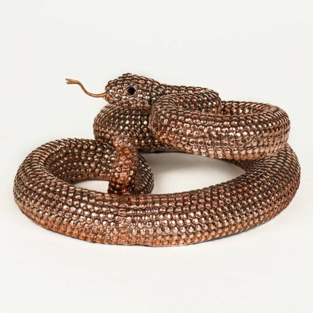 Crabill Coiled Rattlesnake Figurine by Wayfair | ufurnish.com