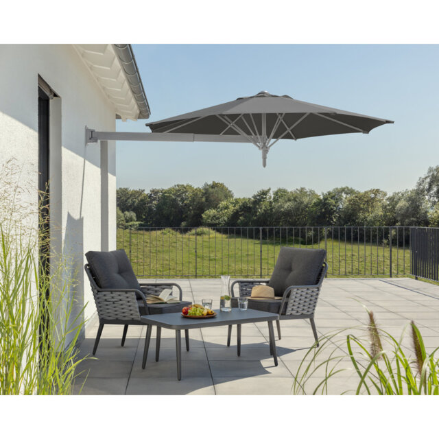 Muro 2.5m Wall Mount Parasol by Wayfair | ufurnish.com