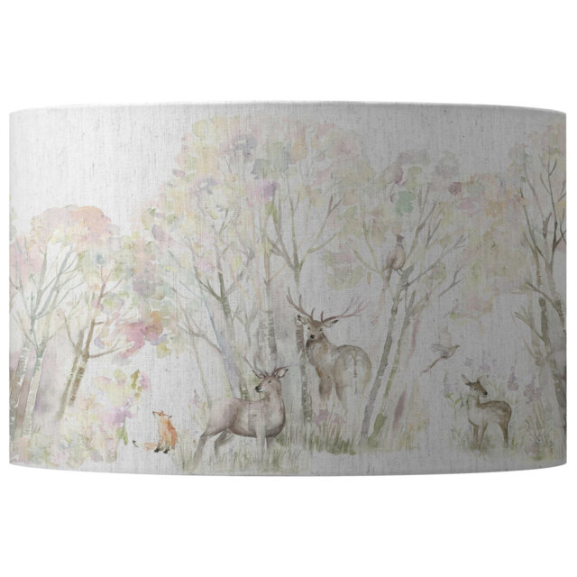 Enchanted Forest 52cm Cotton Drum Lamp Shade by Wayfair | ufurnish.com