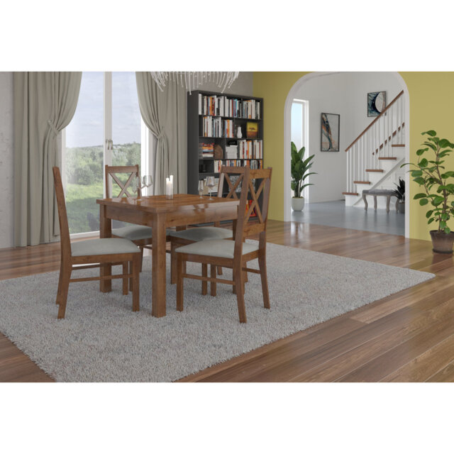 Ameka 4 - Person Dining Set by Wayfair | ufurnish.com