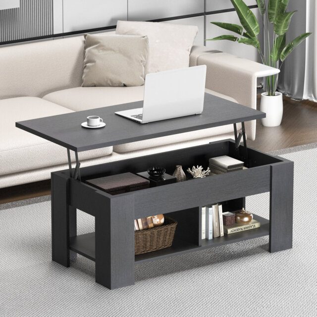 Sparta Lift Top Extendable 4 Legs Coffee Table with Storage by Wayfair ...