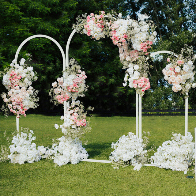 Iron Garden Arches in White (Set of 3) by Wayfair | ufurnish.com