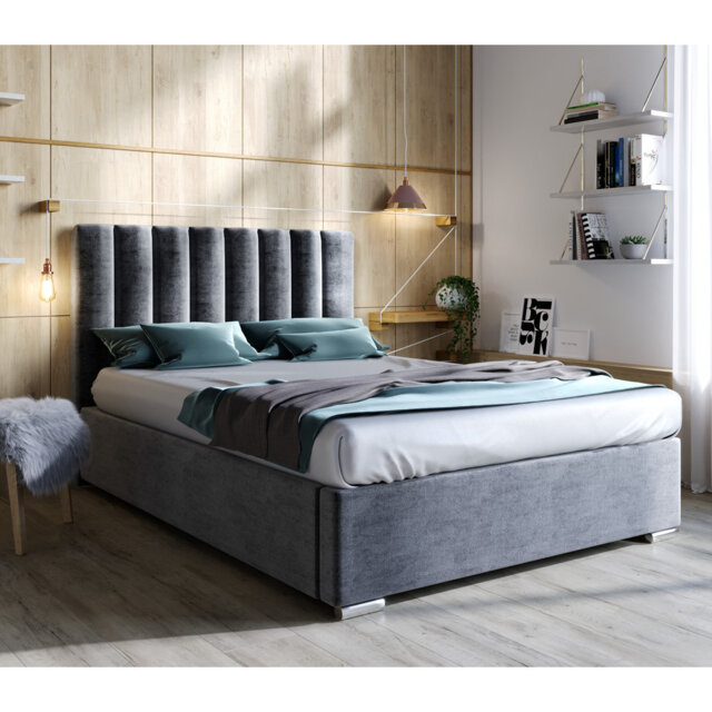 Jarious Boxspring Bed MOLLY with Slatted Frame and Storage Container by ...