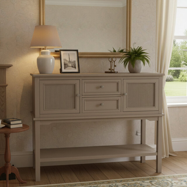 106cm 2 Door 2 Drawer Wooden Sideboard for Living Room Furniture ...