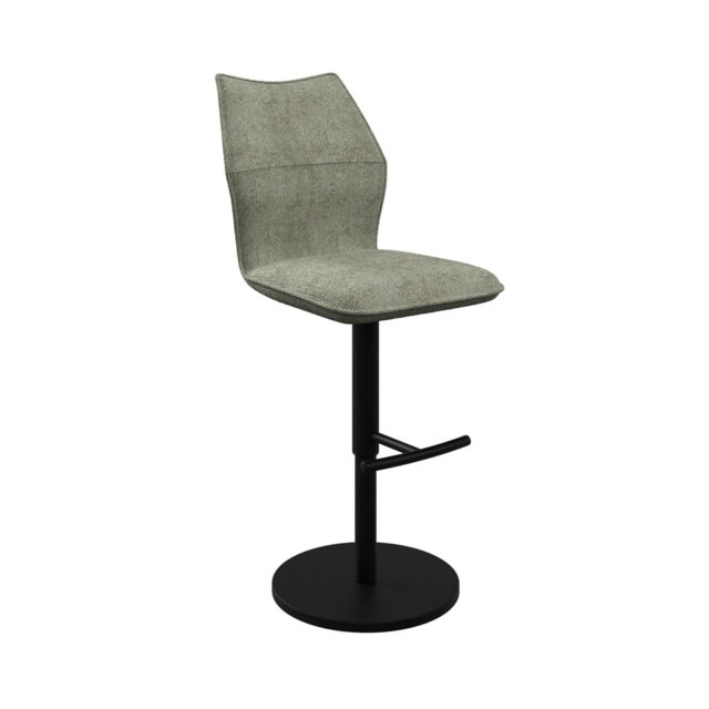 Lusso Grey Fabric Bar Stool by Wayfair | ufurnish.com