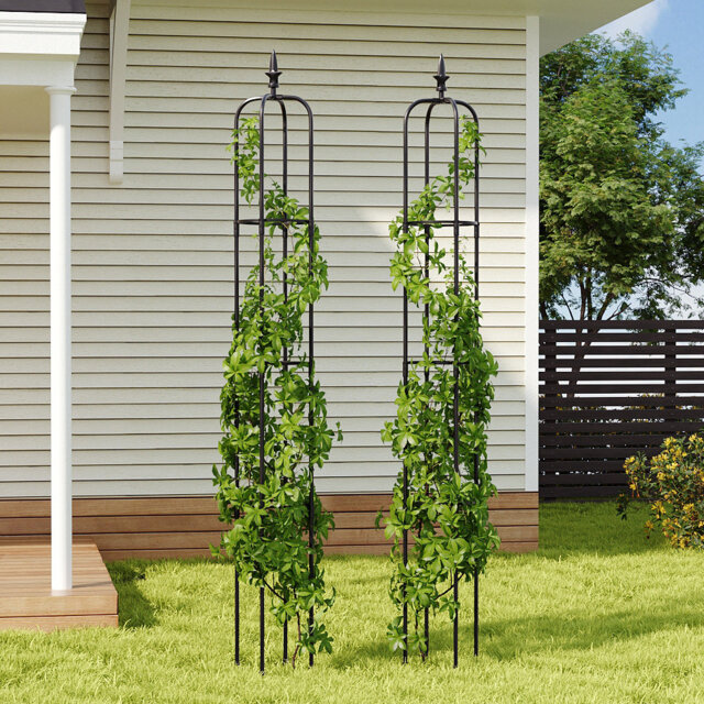 160cm H x 30cm W Plastic Obelisk by Wayfair | ufurnish.com