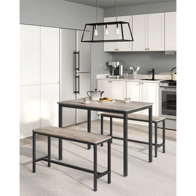Franko Dining Set with 2 Benches by Wayfair ufurnish