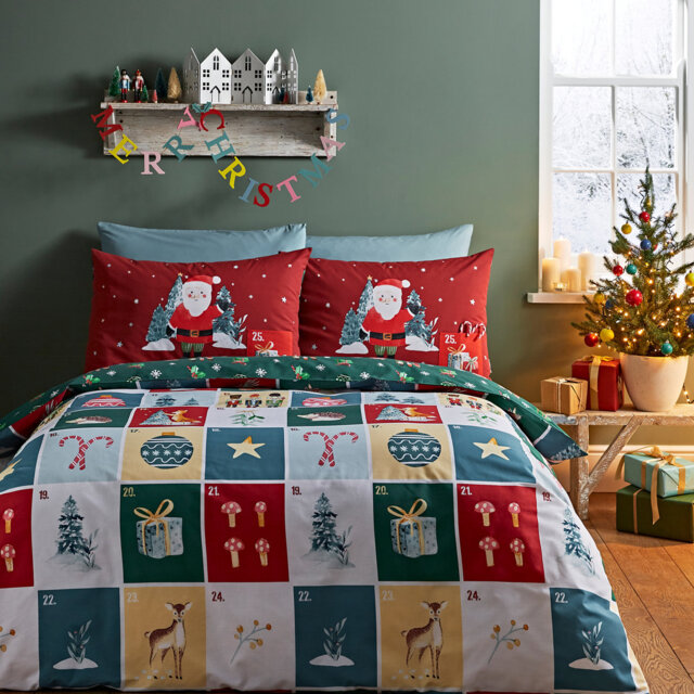 Christmas Advent Calendar Reversible Duvet Cover Set by Wayfair ...
