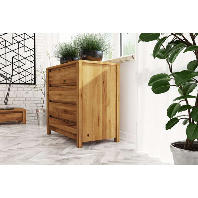 Vinci 4 Drawer 80 Cm W Solid Wood Chest of Drawers by Wayfair ...