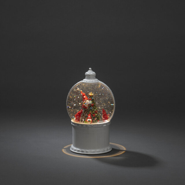 Santa and Christmas Tree 21cm LED Figurine by Wayfair | ufurnish.com