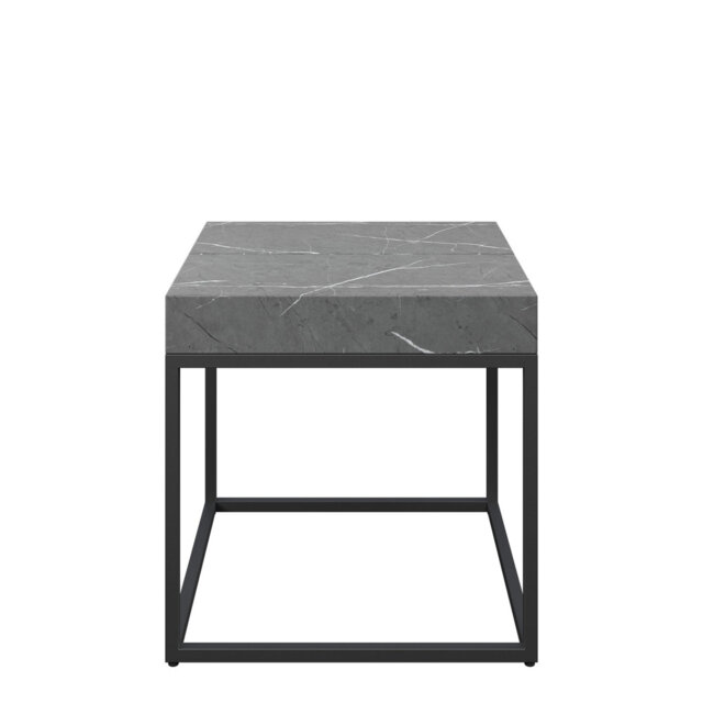 Grey Marble Effect Side Table by Wayfair | ufurnish.com