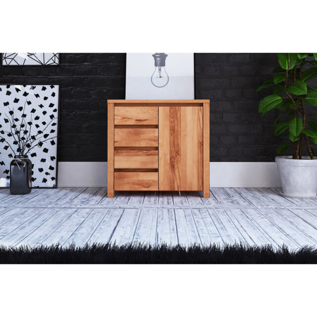 Fugate 80Cm Wide 4 Drawer Beech Wood Sideboard by Wayfair | ufurnish.com