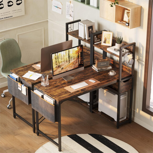 Abigaile 90.1Cm W Rectangular Computer Desk by Wayfair | ufurnish.com