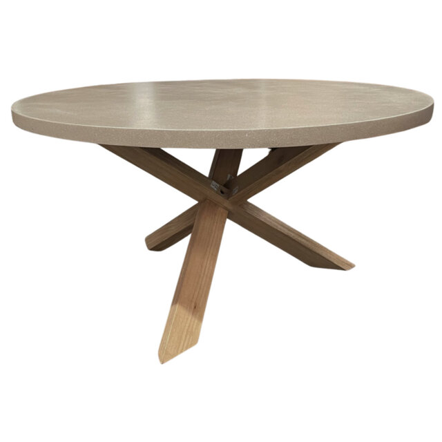 Crandell Oatmeal Round Dining Table by Wayfair | ufurnish.com