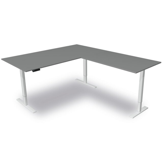 Flying Point L-Shape Height Adjustable Standing Desk by Wayfair ...