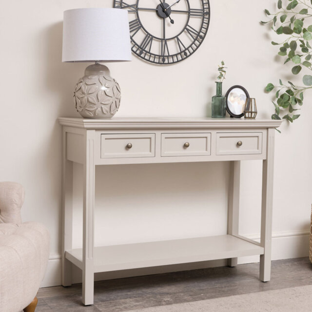 Large 3 Drawer Sideboard Console Table - Daventry Range by Wayfair ...