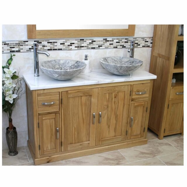 Delao 1230mm Free-Standing Double Vanity Unit by Wayfair | ufurnish.com