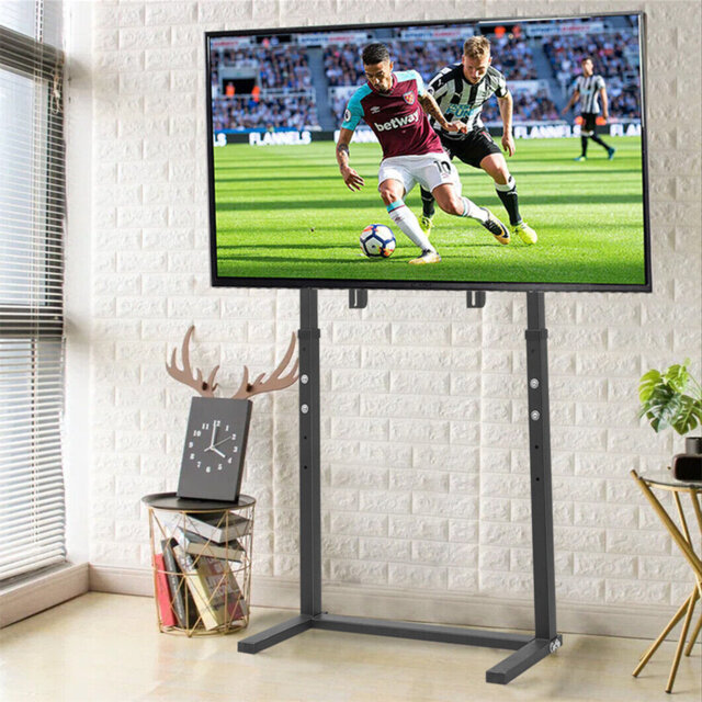 Universal Floor TV Stand Mount Height Adjustable TV Bracket For 32-100 ...