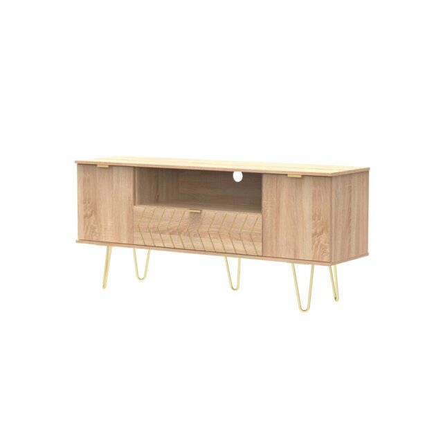 "Fully Assembled Jigsaw TV Stand for TVs up to 60""" by Wayfair ...