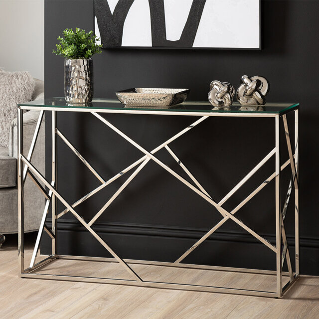 Courtlyn 120cm Console Table for Hallway Living Room Furniture, Slim ...