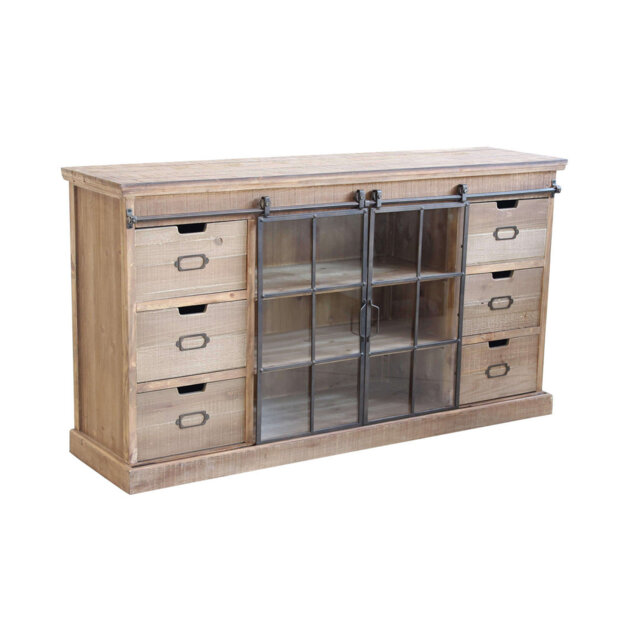 Bohao 147.5 Cm Wide 6 Drawer Solid Wood Sideboard by Wayfair | ufurnish.com