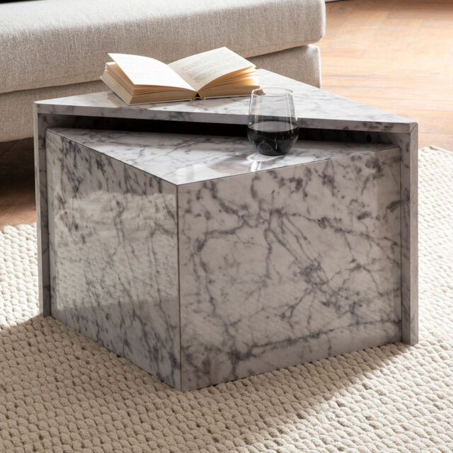 Cartisha Block Coffee Table by Wayfair | ufurnish.com