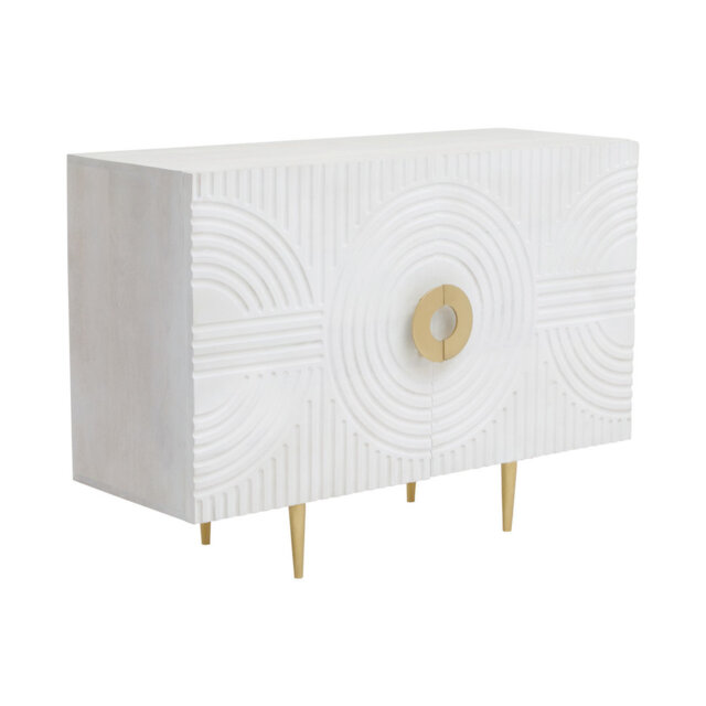 Aini 106 Cm Wide Mango Solid Wood Sideboard by Wayfair | ufurnish.com