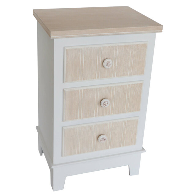 Benford 3 Drawer Bedside Table by Wayfair | ufurnish.com