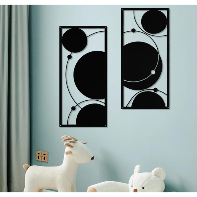 2 Wall Decor Set Metal by Wayfair | ufurnish.com