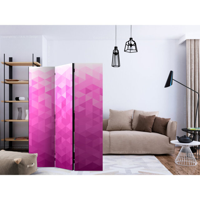 Room Divider - Pink Pixel [Room Dividers] by Wayfair | ufurnish.com