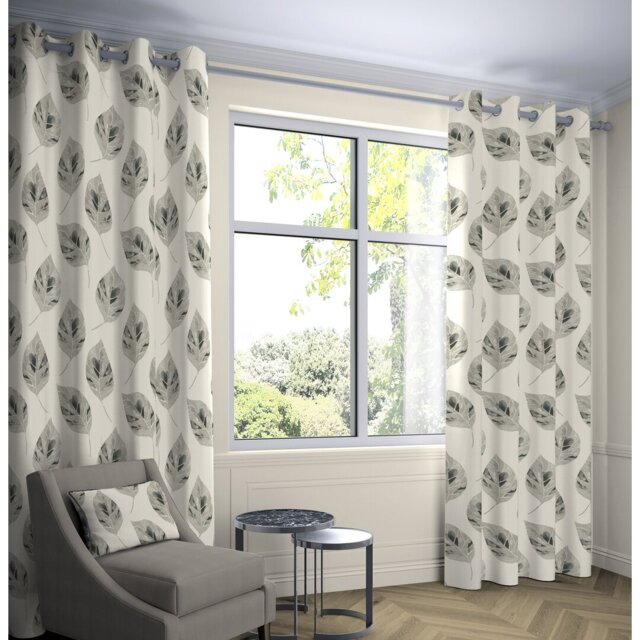 Boler Leaf Tailored Pencil Pleat Room Darkening Thermal Curtains by ...