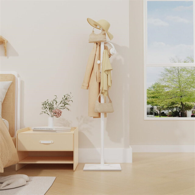 Coat Stand Freestanding, Small Standing Clothes Tree With Heavy Rock ...
