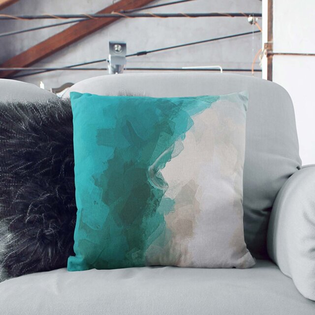 Beach into the Ocean Cushion with Filling by Wayfair | ufurnish.com