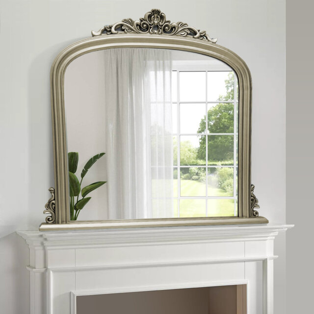 Dayton Overmantle Mirror 109cm X 104cm by Wayfair | ufurnish.com