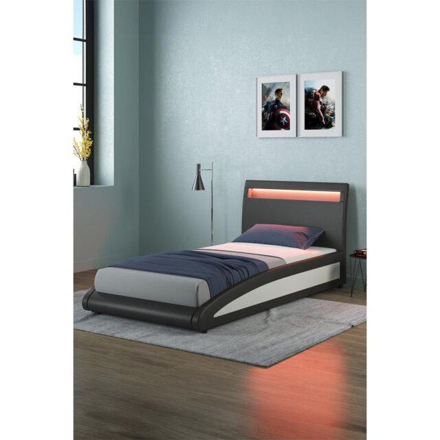 Alamae Upholstered LED Bed by Wayfair | ufurnish.com