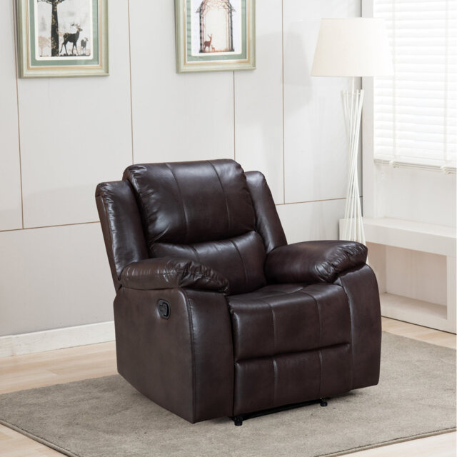 Leather Air Recliner Chair by Wayfair | ufurnish.com
