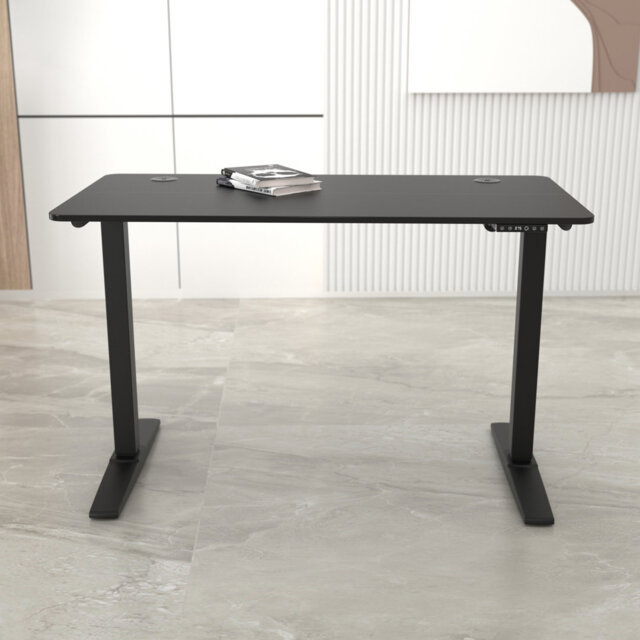 Ariock 120cm W Height Adjustable Rectangle Desk by Wayfair | ufurnish.com