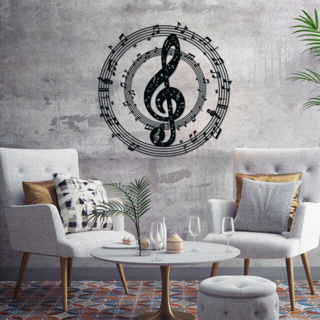 Music Note Metal Wall Decor by Wayfair | ufurnish.com