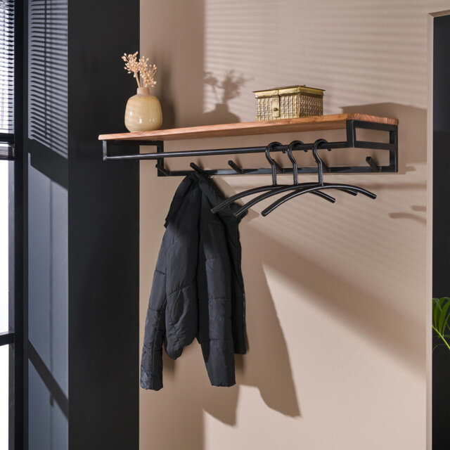 Howardwick Steel 6 - Hook Wall Mounted Coat Rack by Wayfair | ufurnish.com