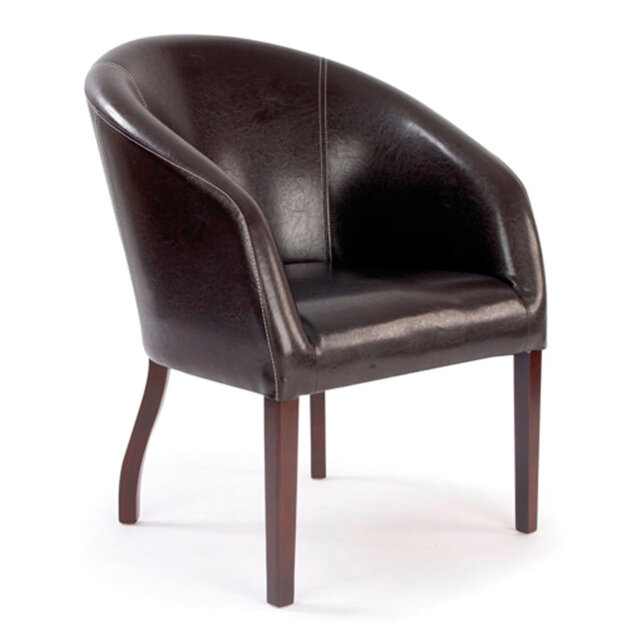 Metro Single Seat Curved Tub Chair by Wayfair | ufurnish.com