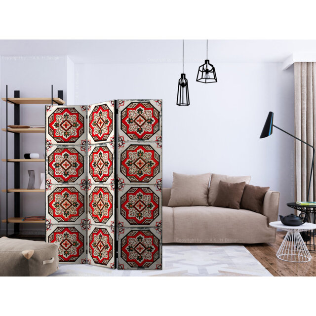 Room Divider - Dance Of Red Line [Room Dividers] by Wayfair | ufurnish.com