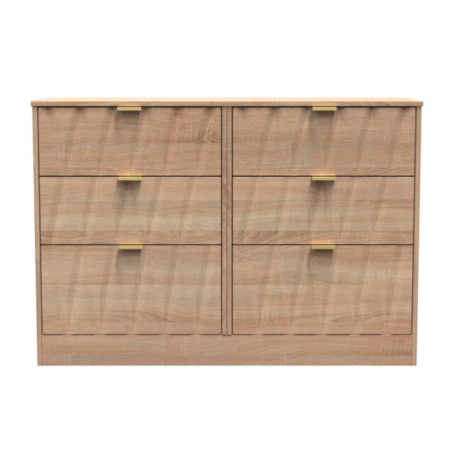 Besmir 6 Drawer Wide Chest in Duck & White (Ready Assembled) by Wayfair ...