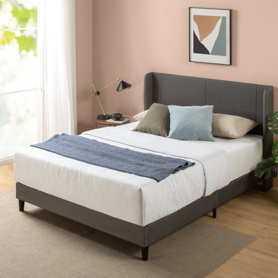 Hamall Upholstered Bed Frame with Headboard by Wayfair ufurnish