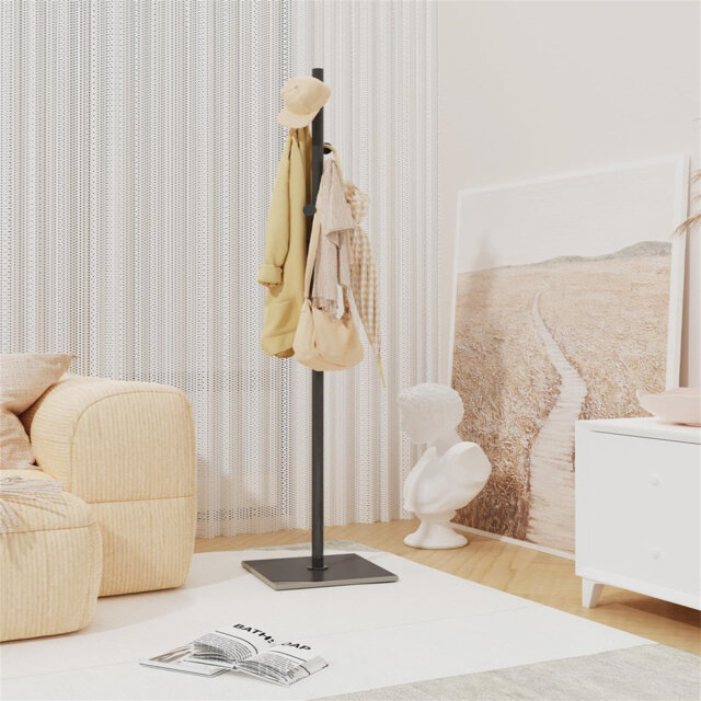 Coat Stand Freestanding, Small Standing Clothes Tree With Heavy Rock ...