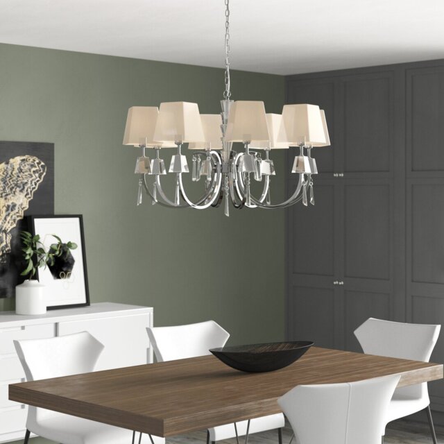 Tirrell 8-Light Shaded Chandelier by Wayfair | ufurnish.com