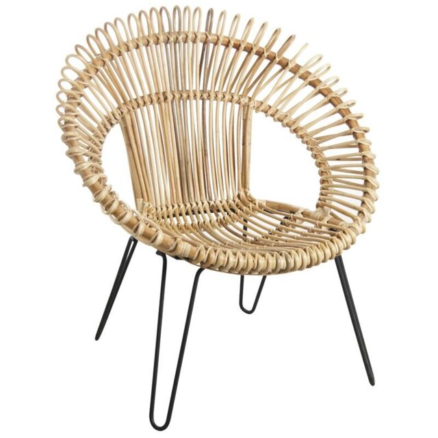 Corinth Natural Round Tub Chair by Wayfair | ufurnish.com