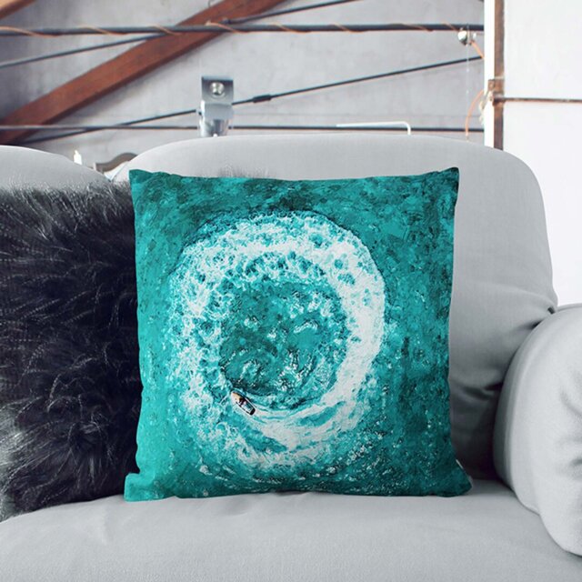 Jet Ski Circle Cushion with Filling by Wayfair | ufurnish.com