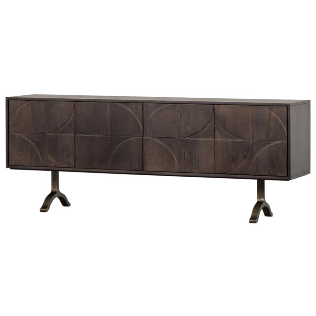 Draw Sideboard Mango Wood Walnut by Wayfair | ufurnish.com